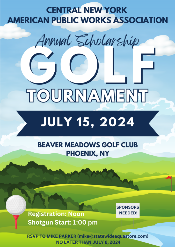 Central New York APWA Annual Scholarship Golf Tournament – APWA New ...